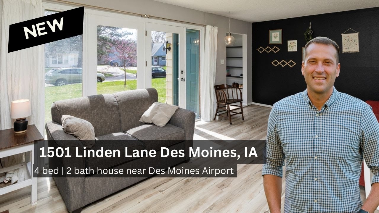 Home Tour: 1501 Linden Ln Des Moines, IA - YouTube