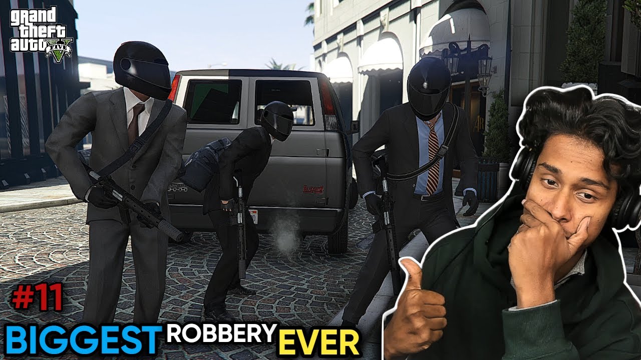 MY FIRST BIGGEST ROBBERY IN JWELLERY SHOP😱 | GTA V GAMEPLAY #11 - YouTube