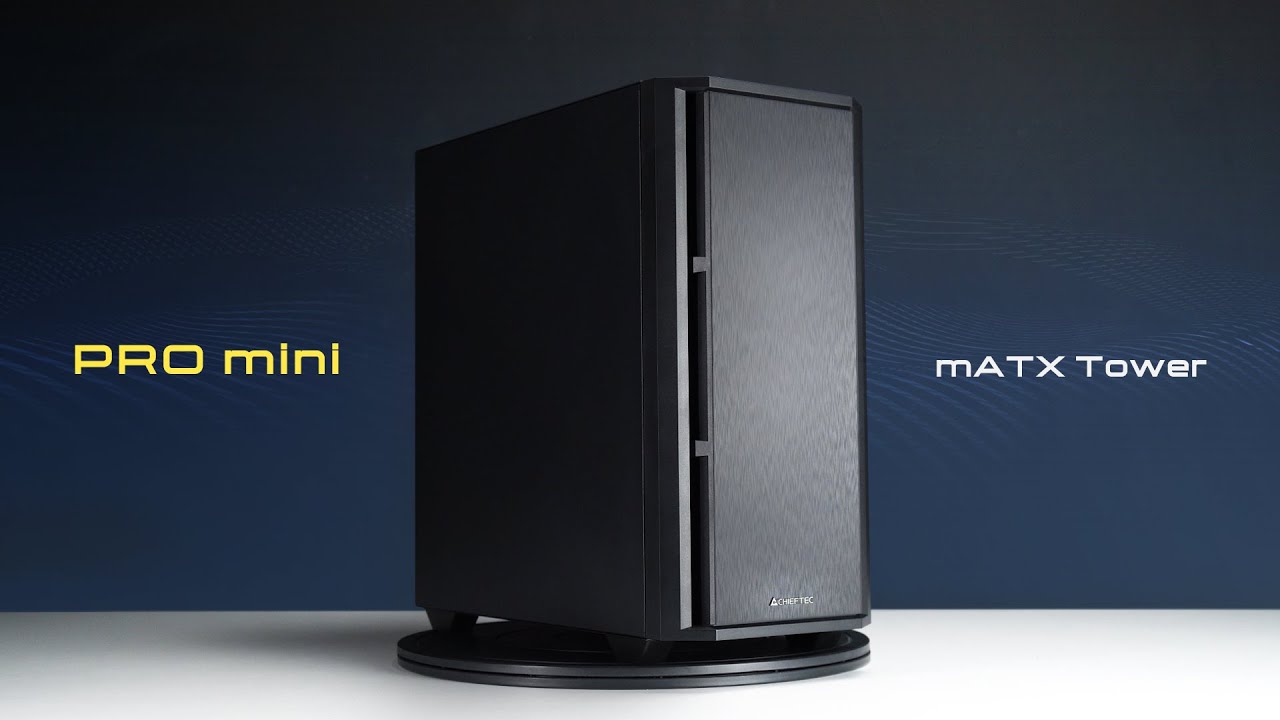 CHIEFTEC | PRO MINI | AZ-01B-OP - Quiet and compact m-ATX Tower - YouTube