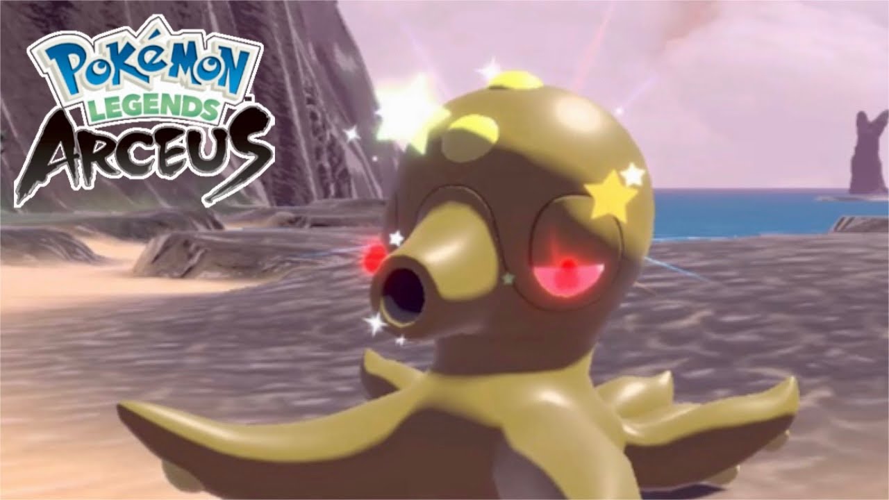 It Finally Sparkles!! Shiny Alpha Octillery - Pokémon Legends Arceus ...