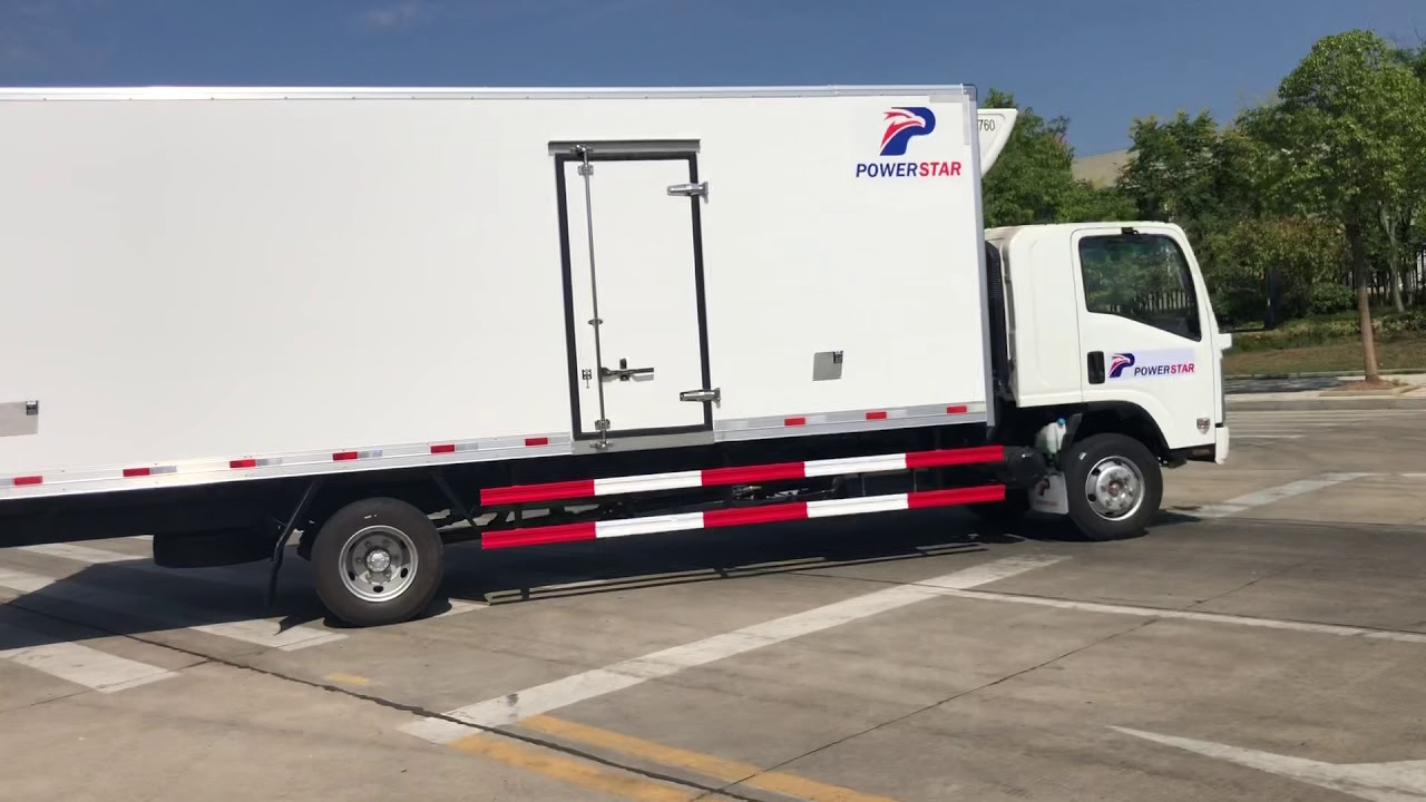 Freezer Truck Isuzu refrigerated van trucks - YouTube