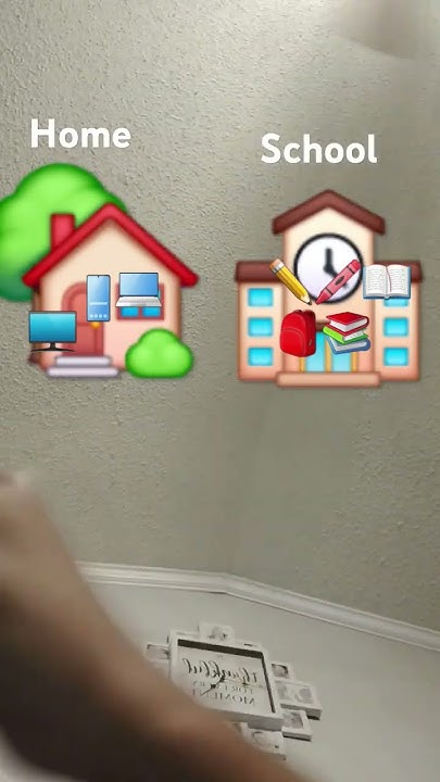 School vs home - YouTube