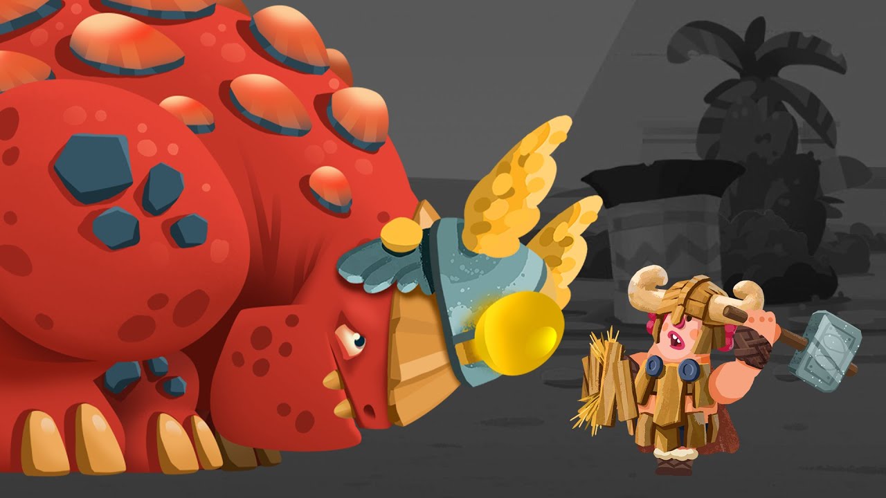 Dino Bash 2: When Rambo Turn into Rocky - YouTube