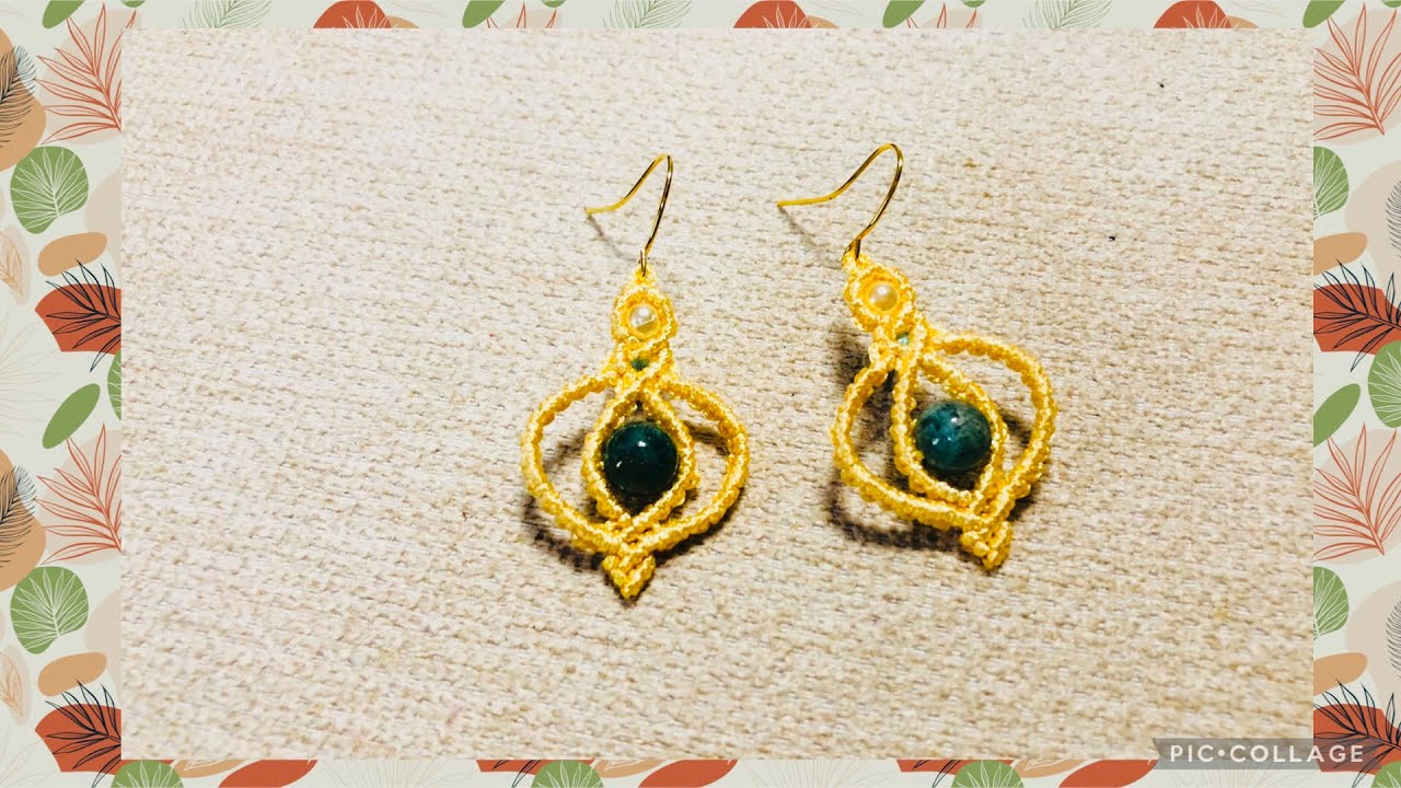 Macrame Earrings tutorial | Do it step by step | DIY - YouTube