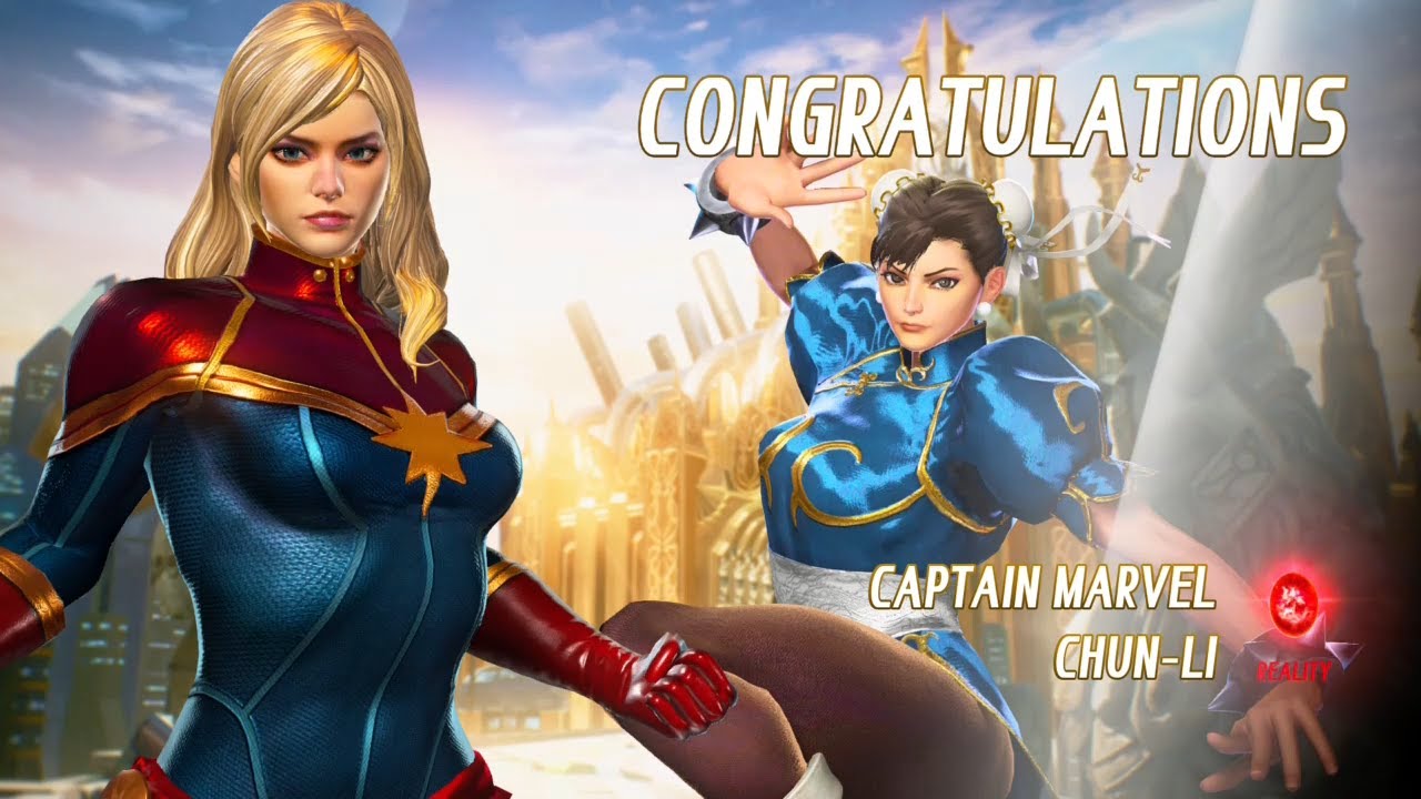 Marvel vs. Capcom: Infinite - Arcade Mode - Very Hard - Captain Marvel ...