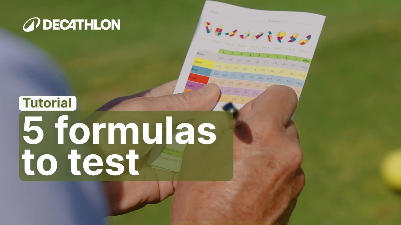 GOLF TUTORIAL - Do you know these Match-play Formulas? ⛳️ | Decathlon ...
