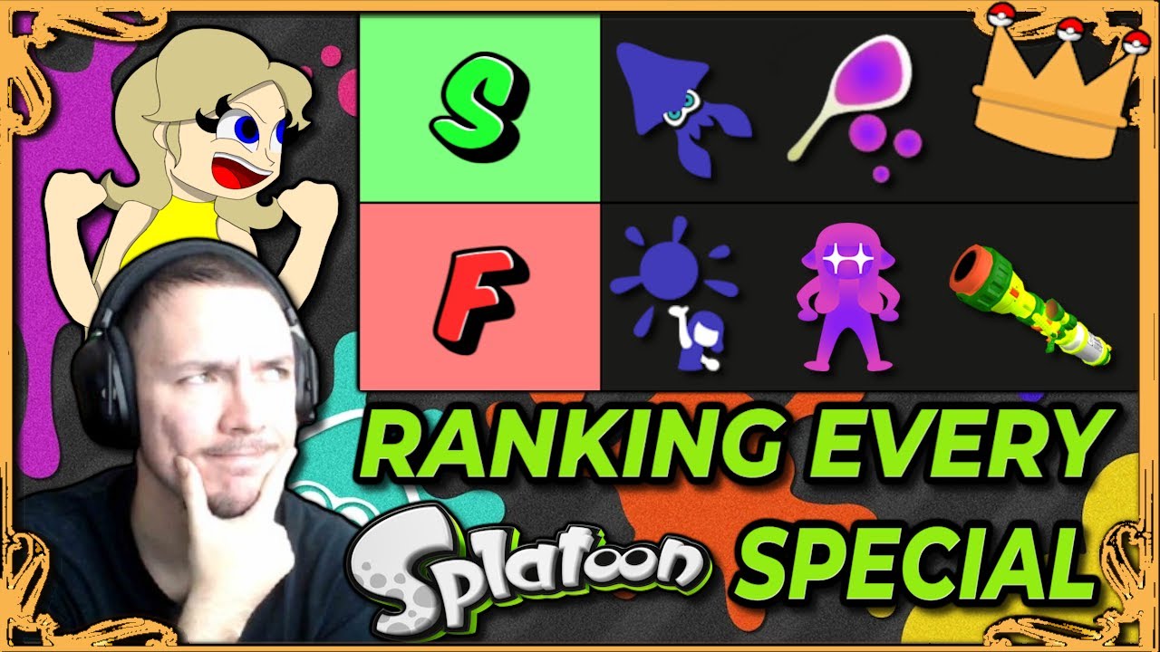 BC King Ranks EVERY Splatoon Special w/ Riptopian Animations! - YouTube