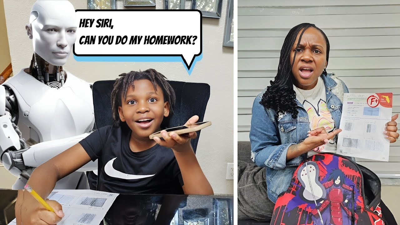 Boy USES AI To CHEAT on HOMEWORK, He Instantly Regrets It - YouTube