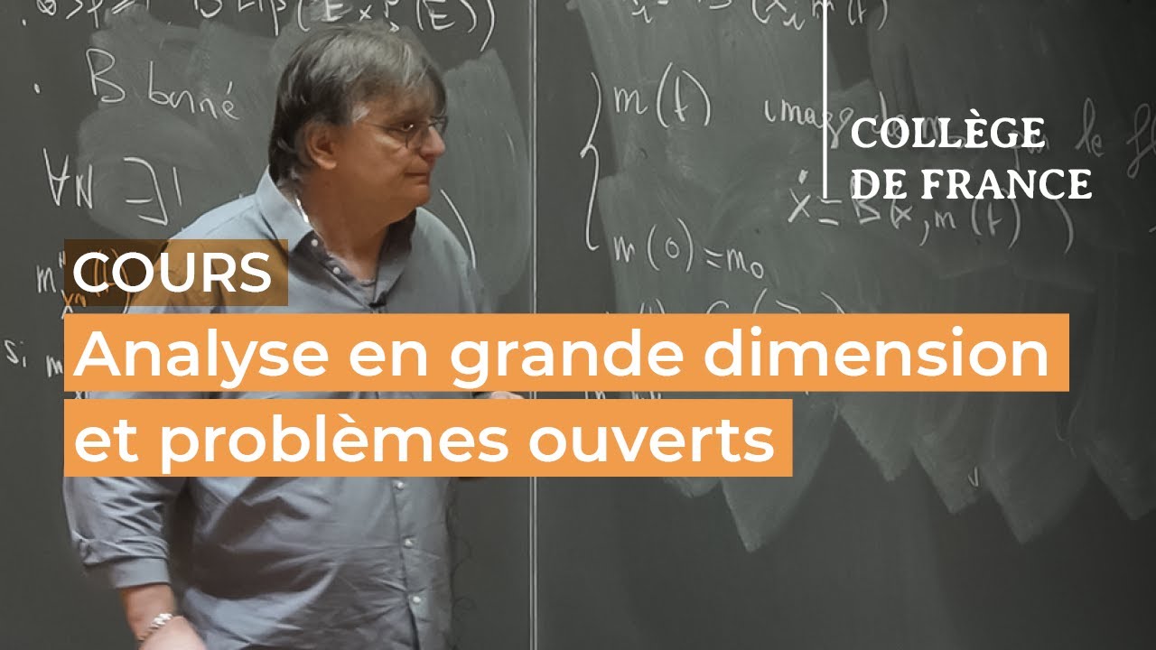 Analyse en grande dimension et problèmes ouverts (4) - Pierre-Louis ...