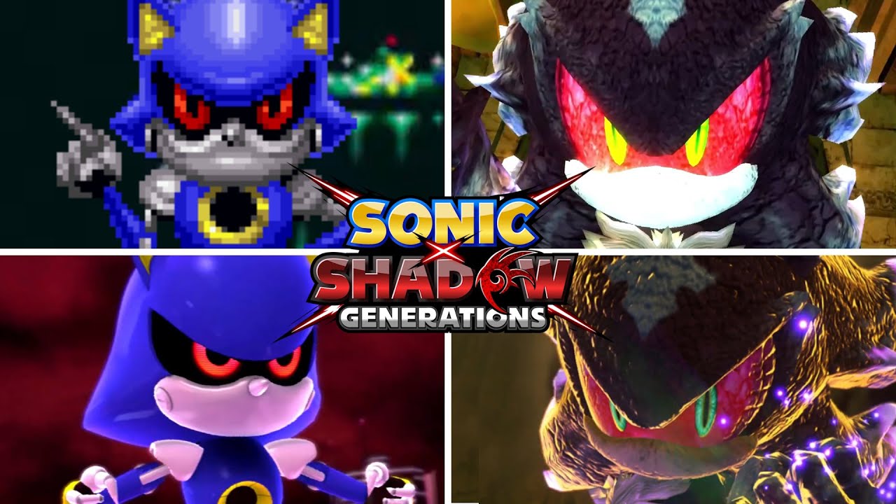 SONIC X SHADOW GENERATIONS - All Boss Origins - YouTube