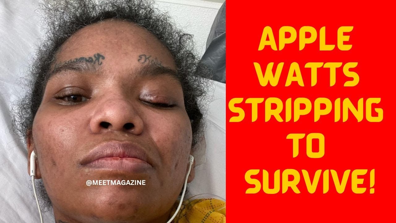 Apple Watts is STRIPPING! Dancing to survive! SAD UPDATE! - YouTube