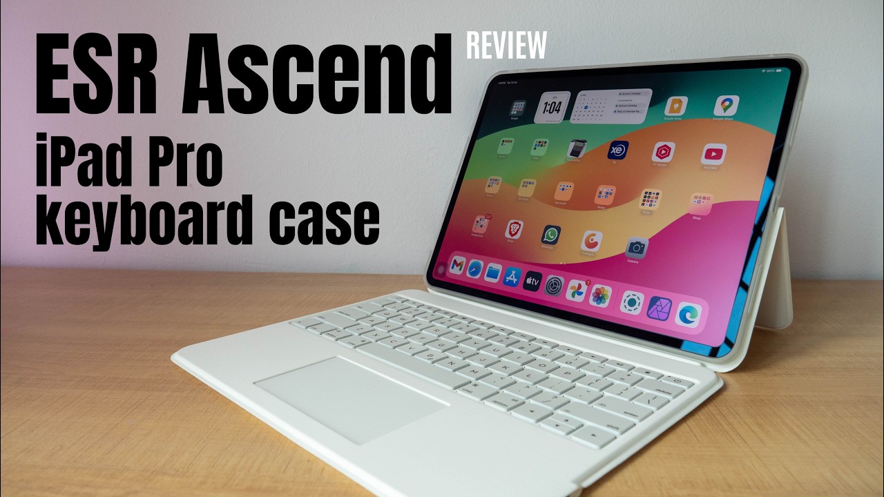 ESR Ascend keyboard case review, vs ESR Rebound 360 - YouTube