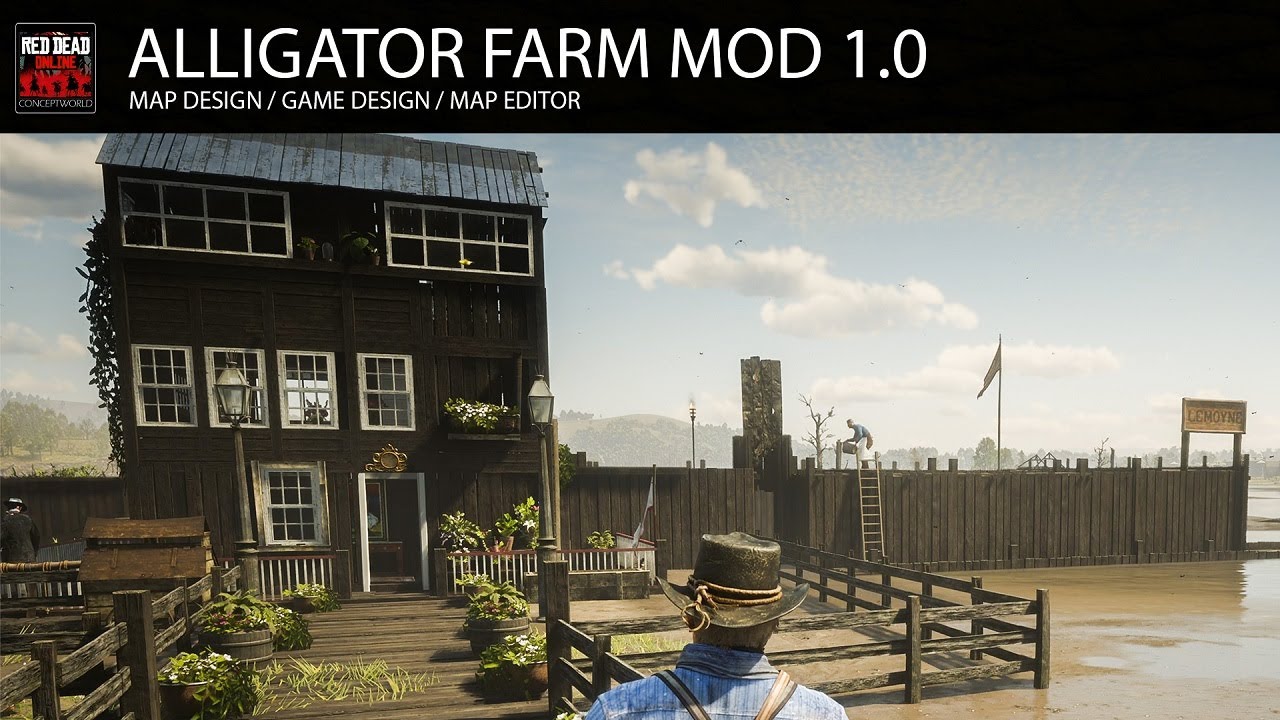 Welcome to the alligator farm! Red Dead Redemption 2 Mod ymap / map ...