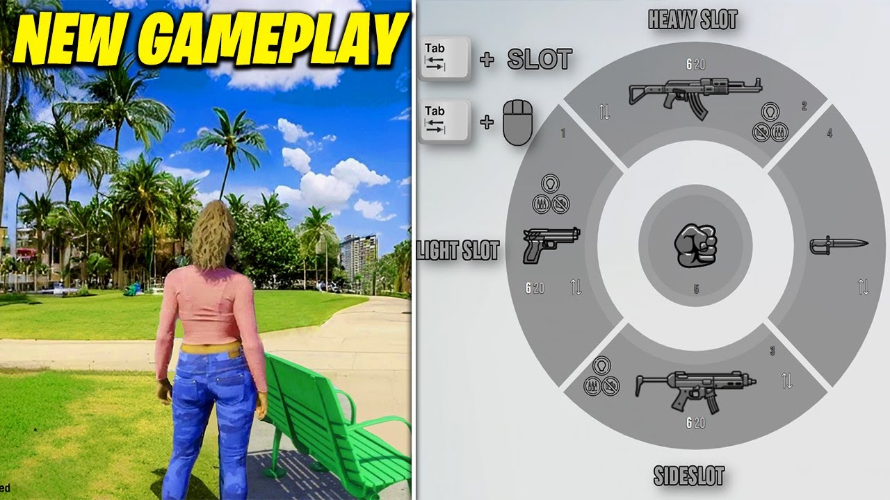 *NEW* GTA 6 LEAKS: Weapon Wheel Revealed, HD Gameplay, Release Date ...