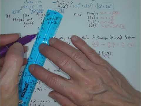 Summer Review of Algebra 2 Basics About Functions - YouTube