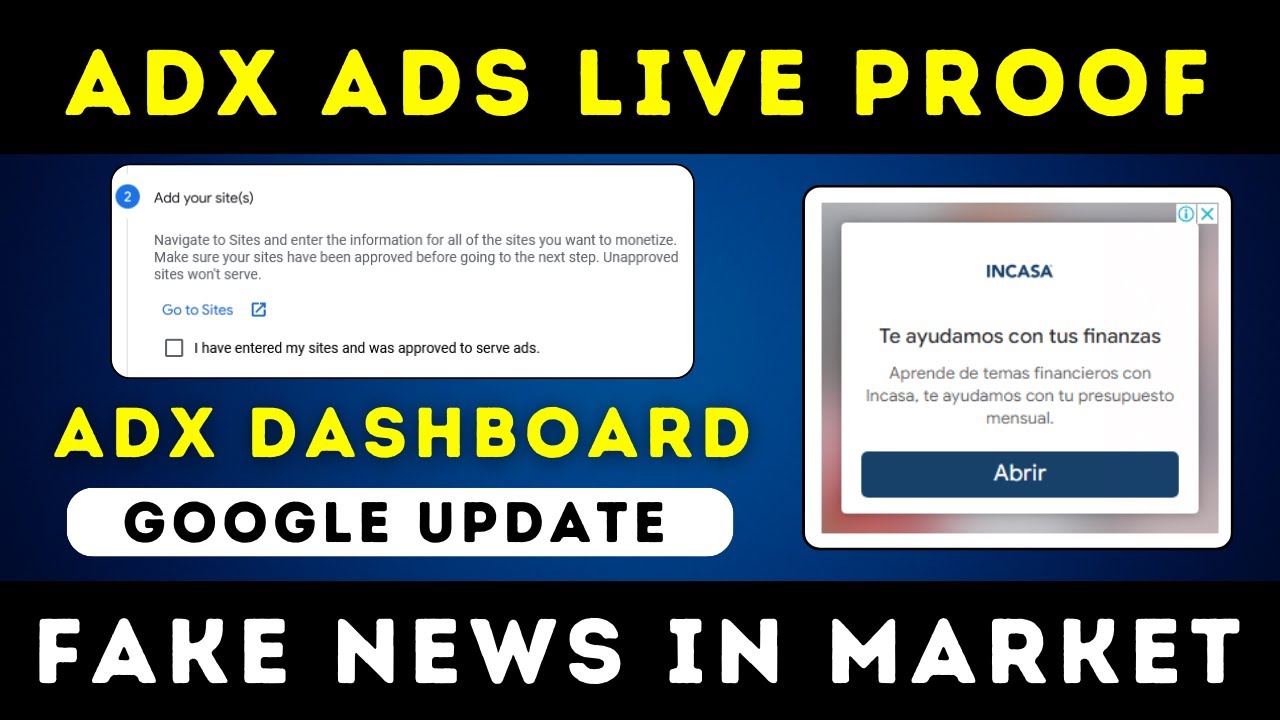 ADX Ads Live Proof - Google Adx New Update in Ad Manager - Ads On ...