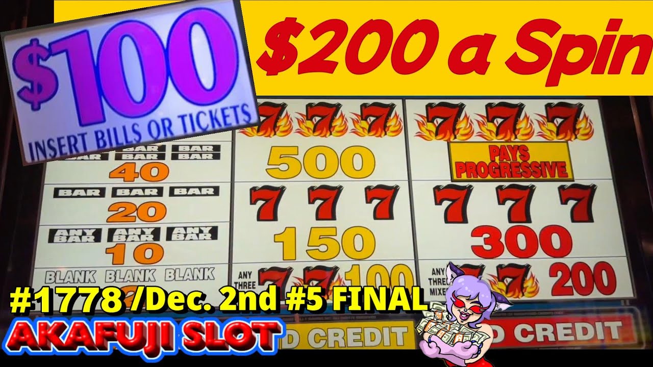 Biggest Jackpot Ever Blazing 7s Slot, Old School Slots Jackpot - YouTube