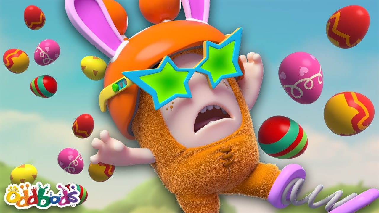 Slicks Colorful Easter Egg Collection 🥚 Oddbods Funny Cartoons For Kids ...