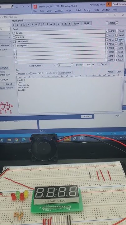 AVR Uart 온도제어 Fan2 - YouTube