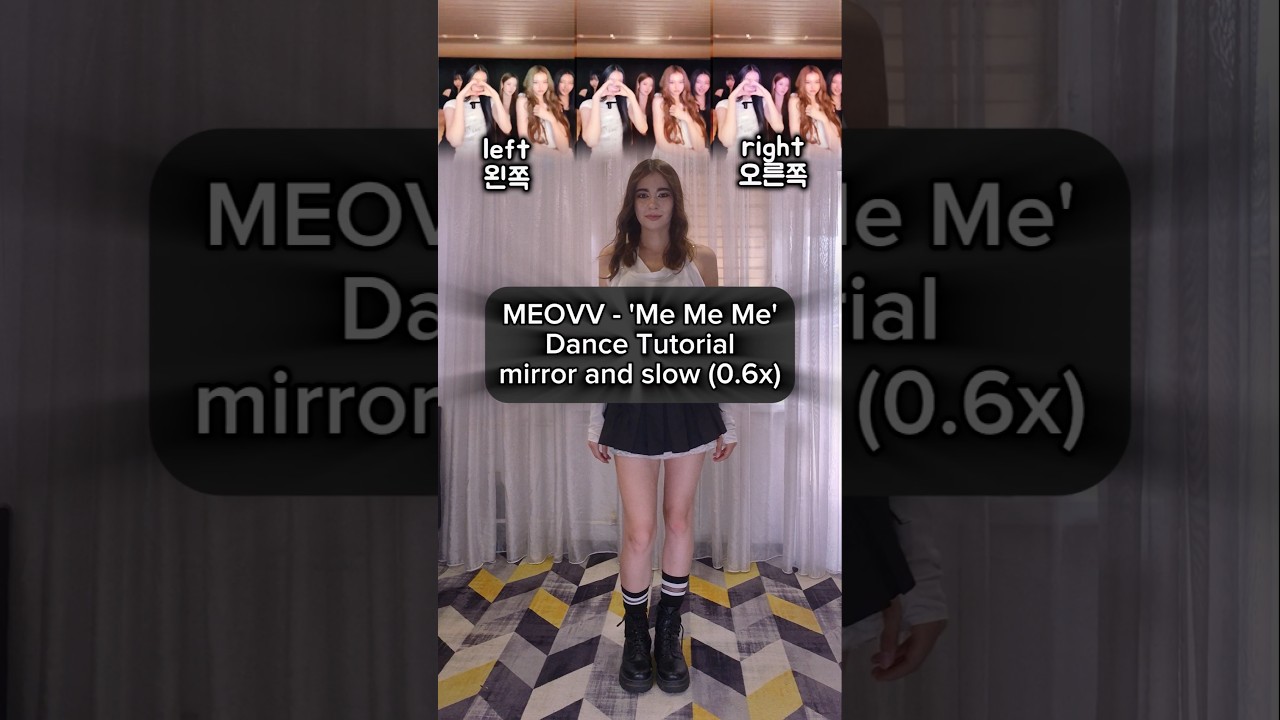 MEOVV - 'Me Me Me' Dance Tutorial Mirrored #shorts #meovv #mememe # ...