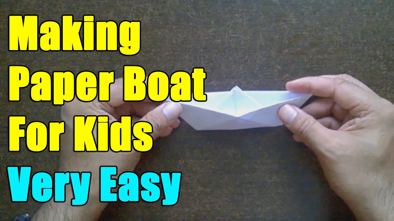 How to Make Paper Boat - YouTube