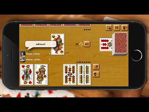 Šnaps - Online Schnapsen App - App Store video 2 Croatian