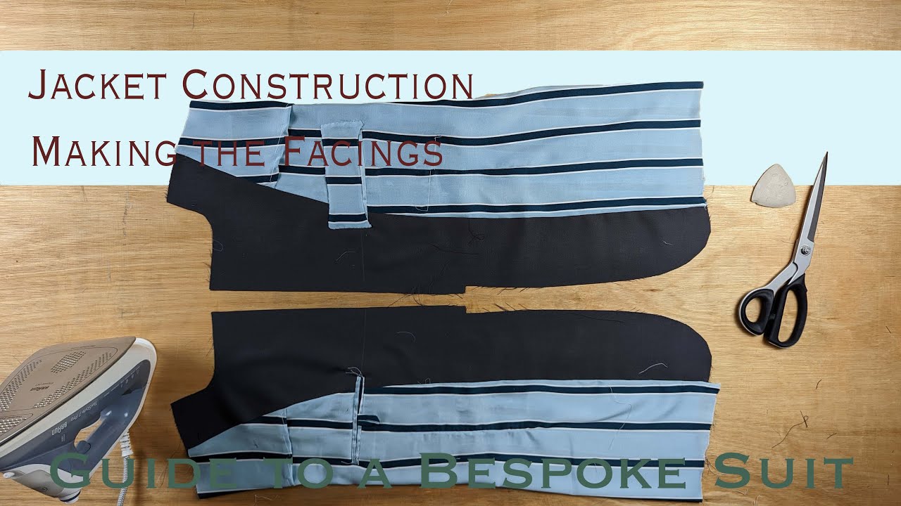 Making the Facing Part 7/13 | Guide to a Bespoke Suit - YouTube