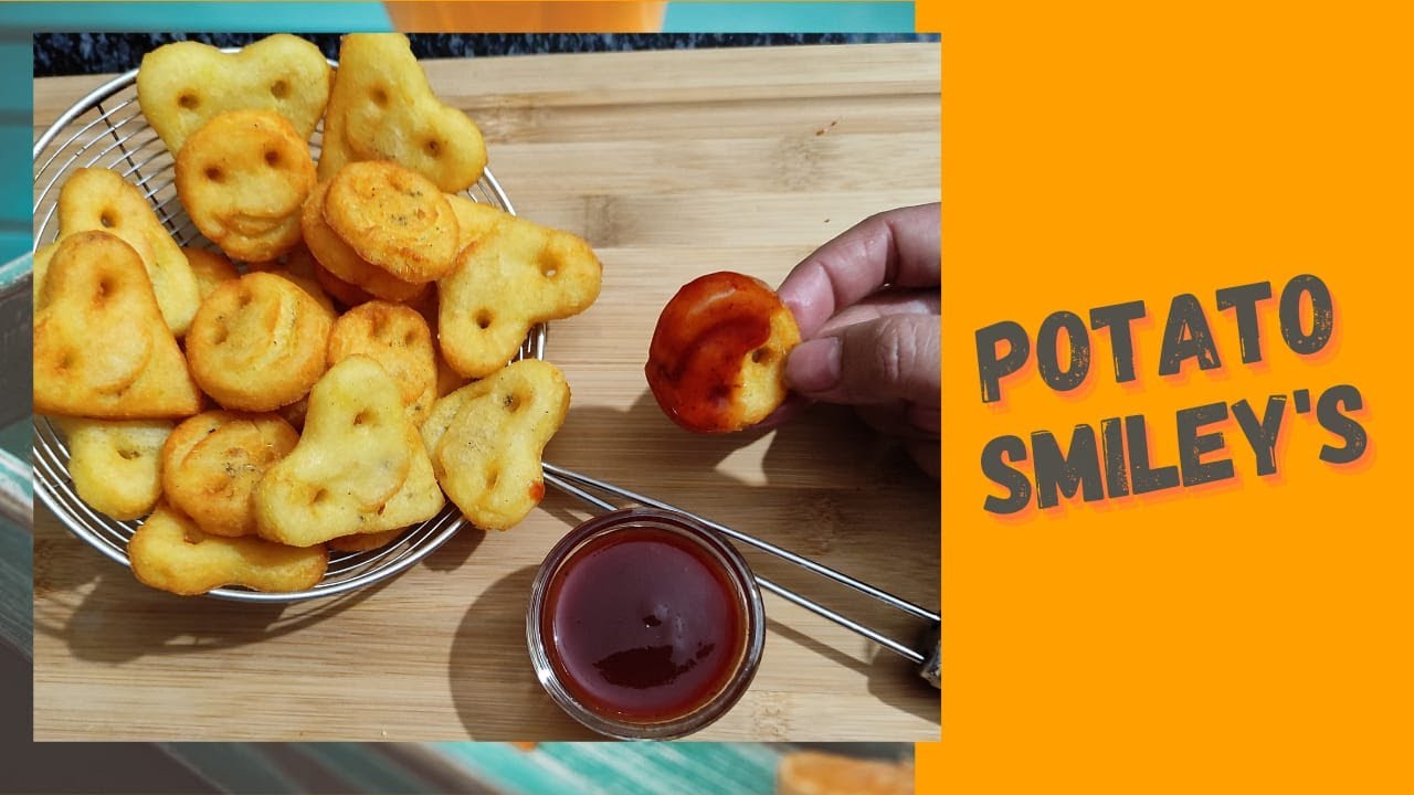 potato smiley's at home||Dimple Khurana... crispy and tasty... simple ...