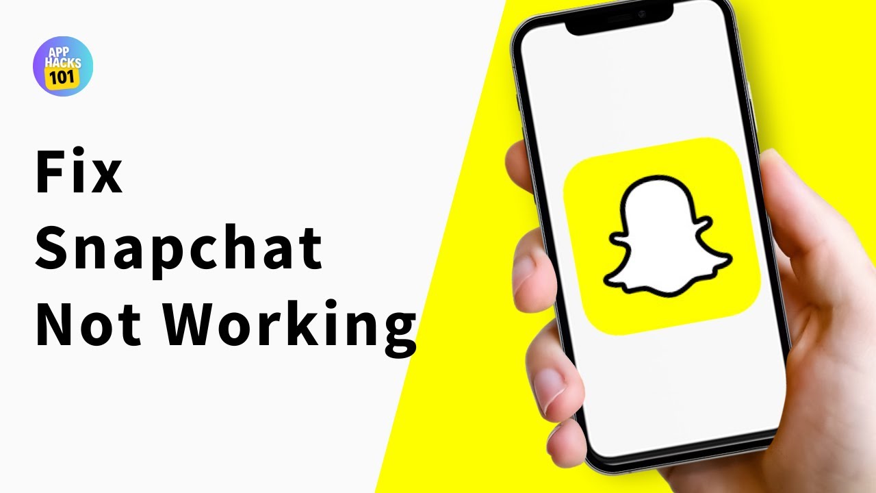 How to Fix your Snapchat if it's Not working - YouTube