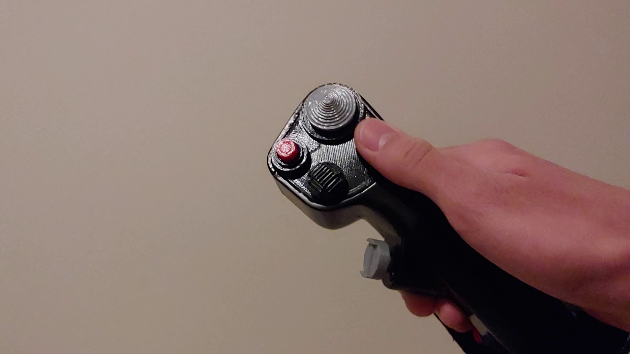 Viper Joystick grip, final iteration - YouTube