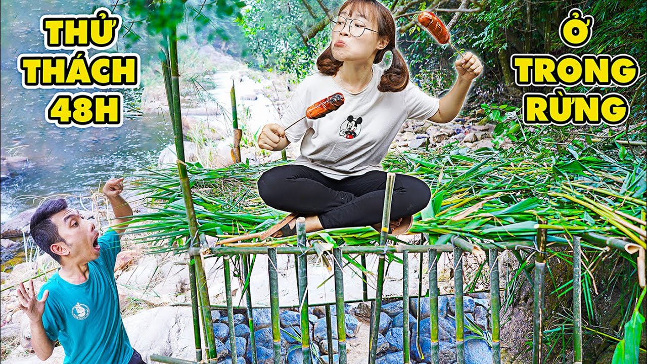Hà Sam Thử Thách 48H Sống Trong Rừng Hoang Và Làm Ngôi Nhà Bằng Tre ...