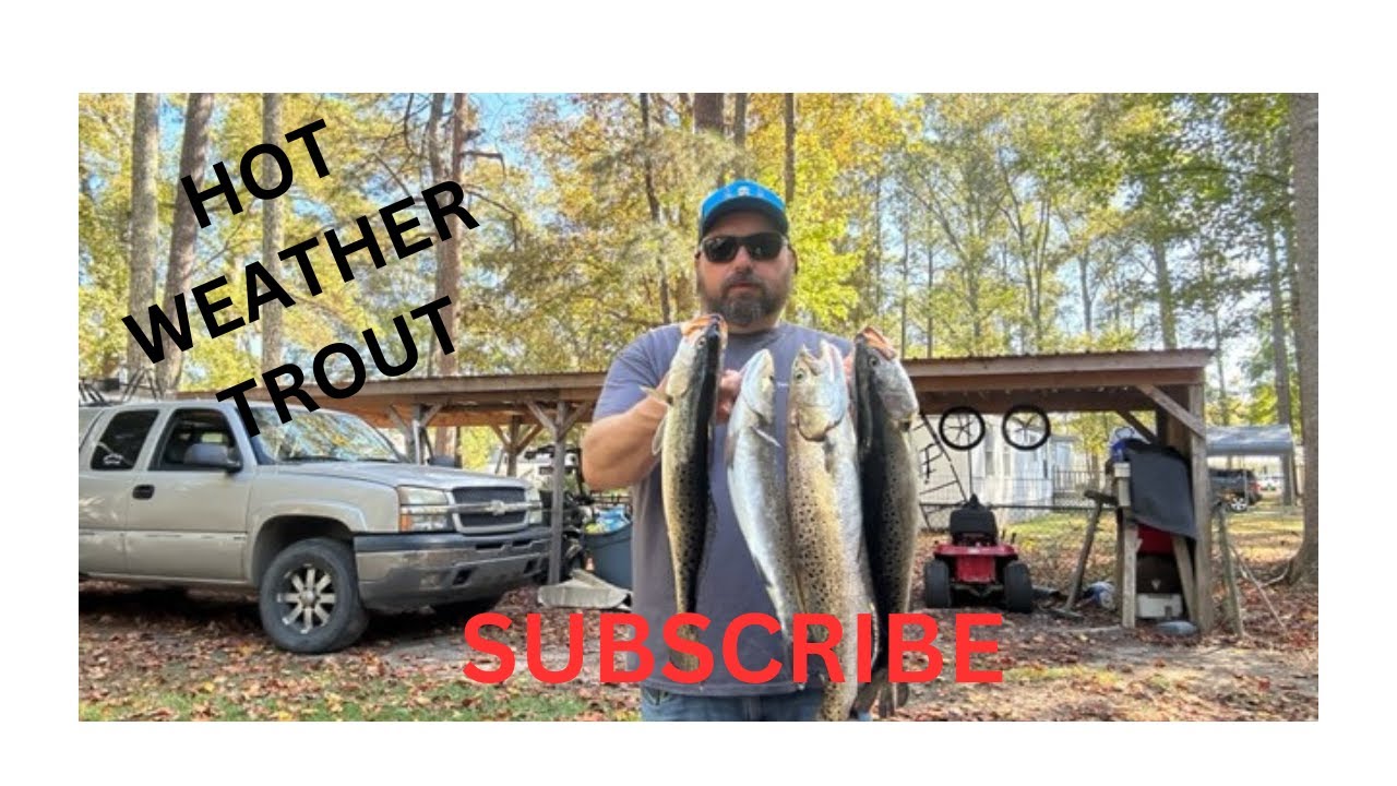 HOT WEATHER TROUT FISHING - YouTube