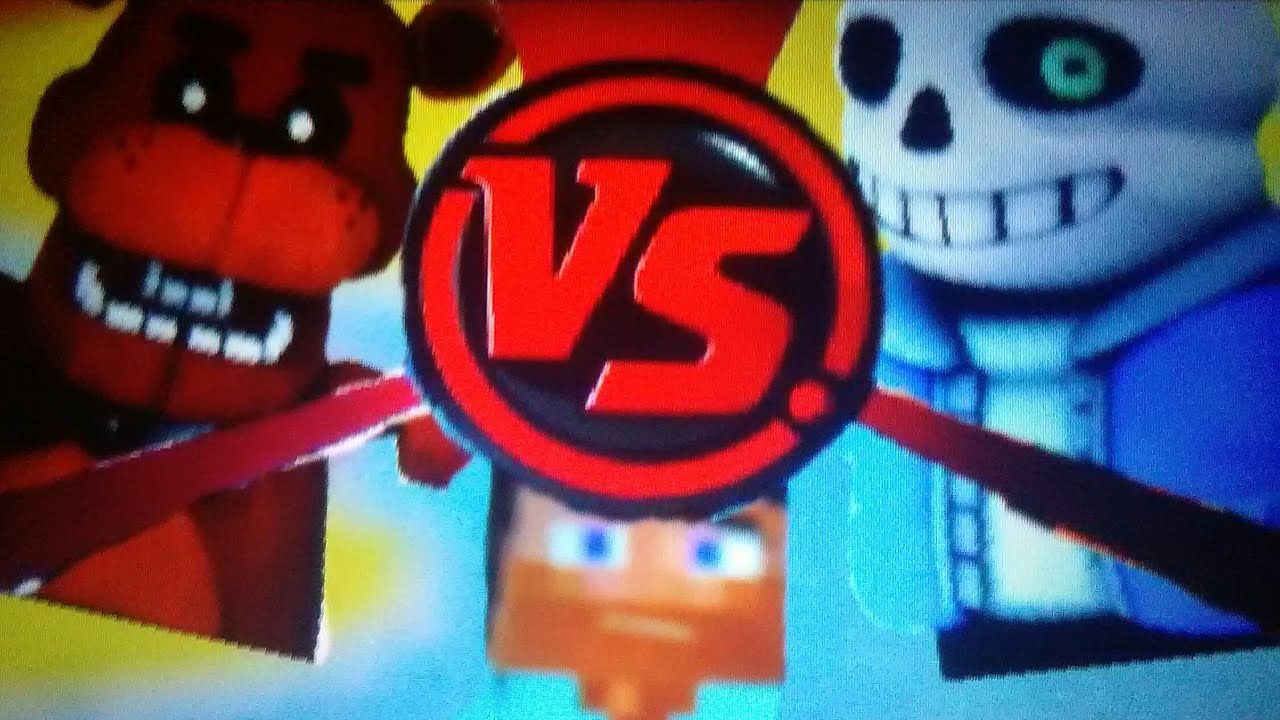 Freddy vs sans vs steve - YouTube