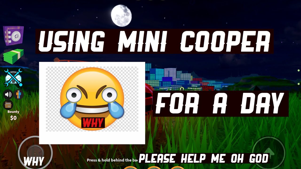 Useing the Mini Cooper For a day! (ROBLOX JAILBREAK CHALLENGE) - YouTube