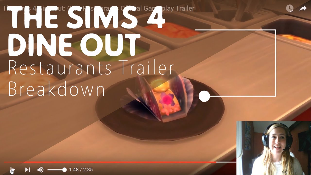 The Sims 4 Dine Out Restaurants Trailer Breakdown! - YouTube