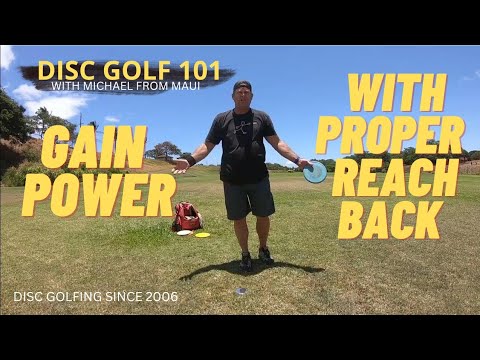 GAIN POWER WITH PROPER REACH BACK // DISC GOLF 101 - YouTube
