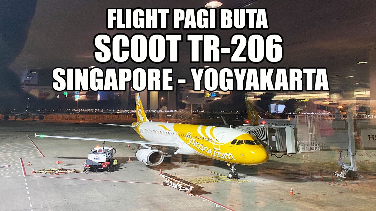 NAIK PESAWAT SCOOT AIRLINES SINGAPORE - JOGJA | SCOOT TR - 206 | REVIEW ...