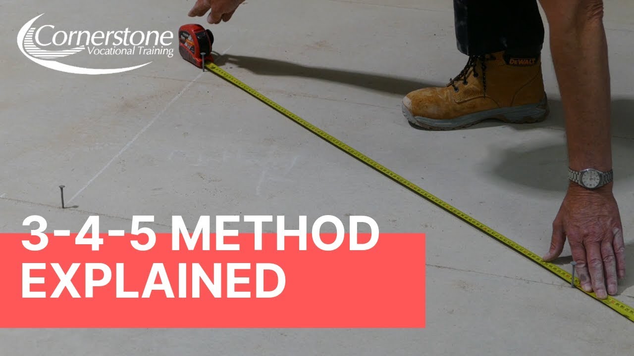 3-4-5 Method Explained | A bricklayers guide - YouTube