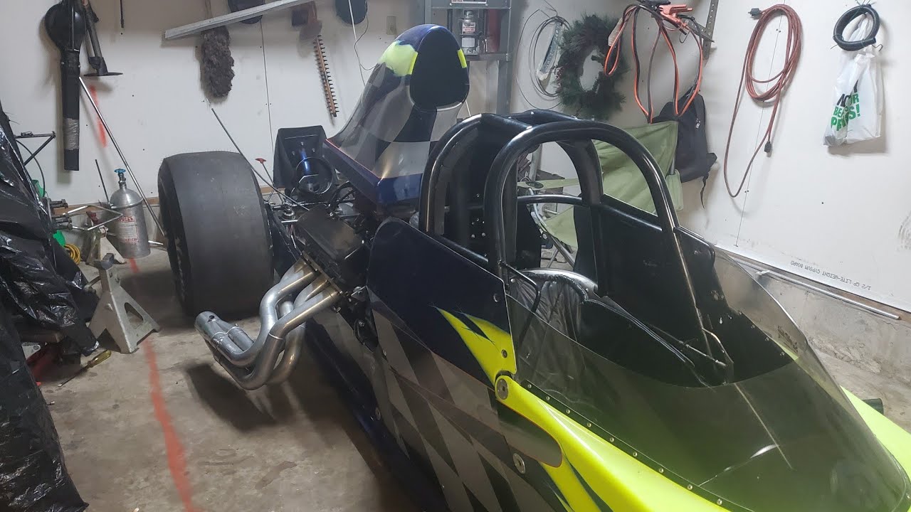 Rear Engine Dragster First Fire! - YouTube