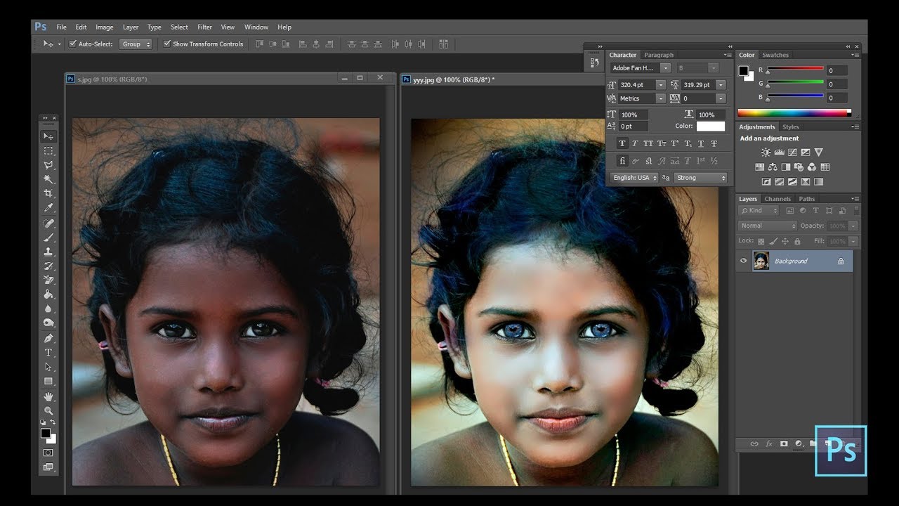 Photoshop Manipulation Tutorial - How to make your photo Smoother ...