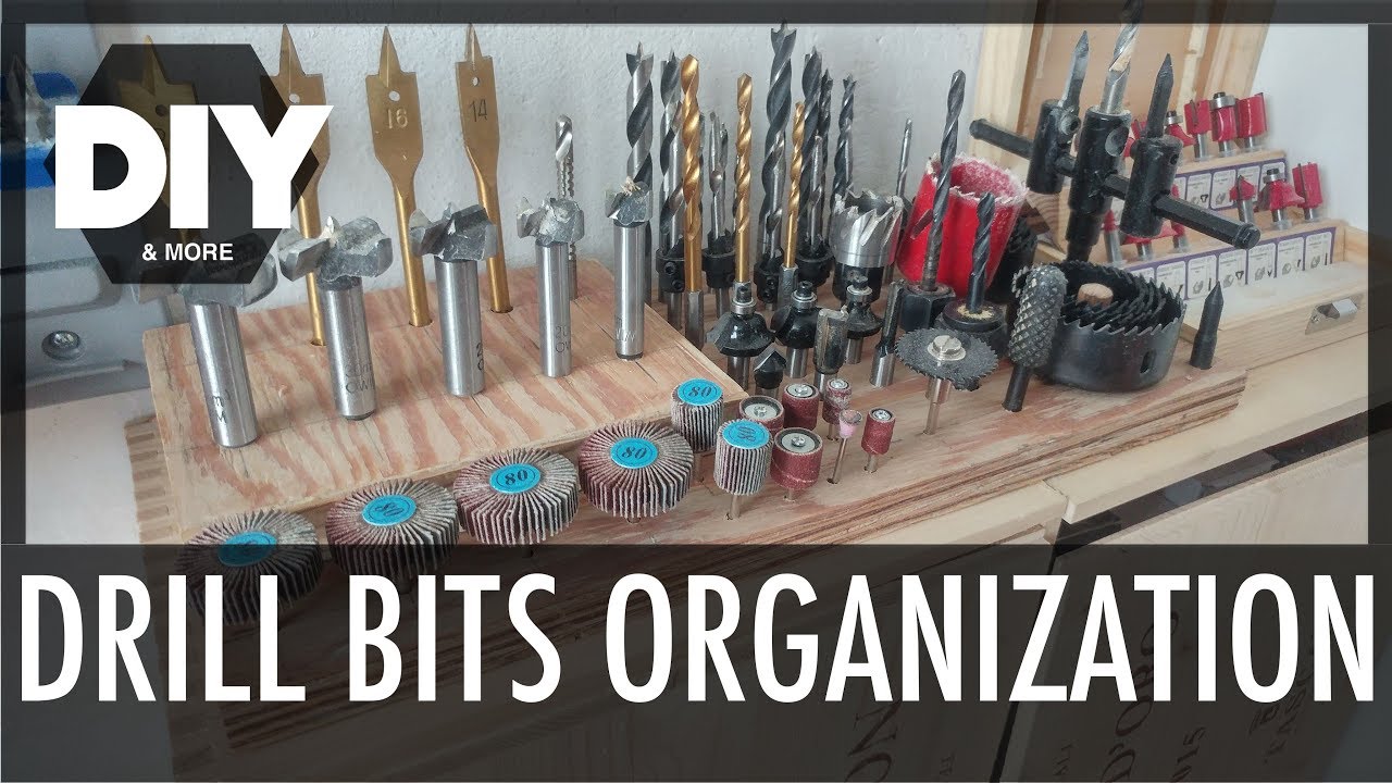 DRILL BITS ORGANIZATION - ORGANIZZAZIONE PUNTE PER TRAPANO - YouTube