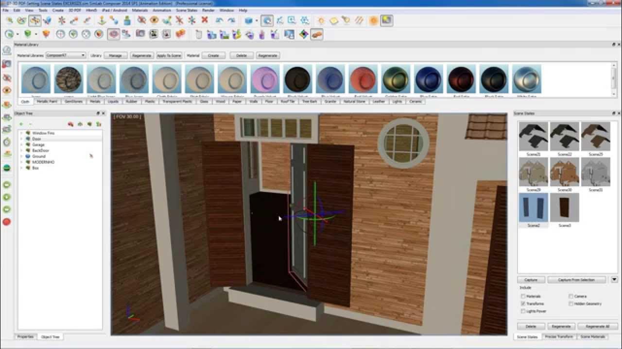 SimLab Composer Tutorial - 3D PDF Part2 - YouTube