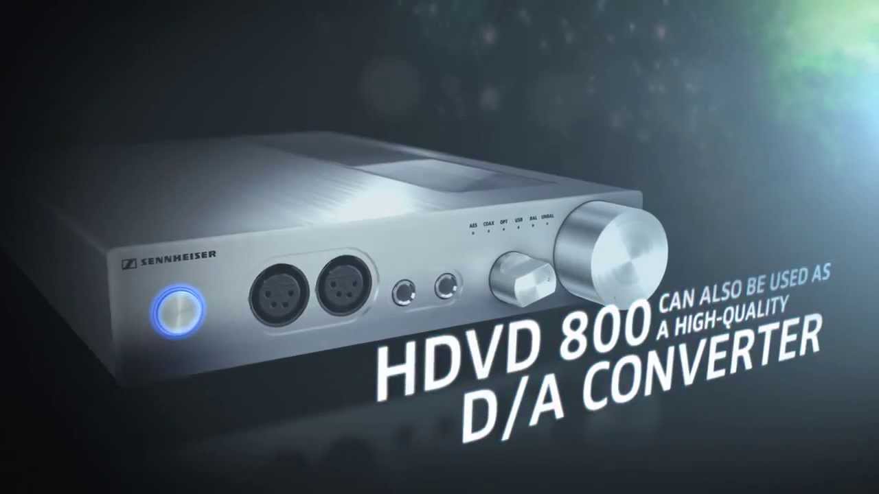 Sennheiser HDVD 800 & HDVA 600 Headphone Amplifiers - YouTube