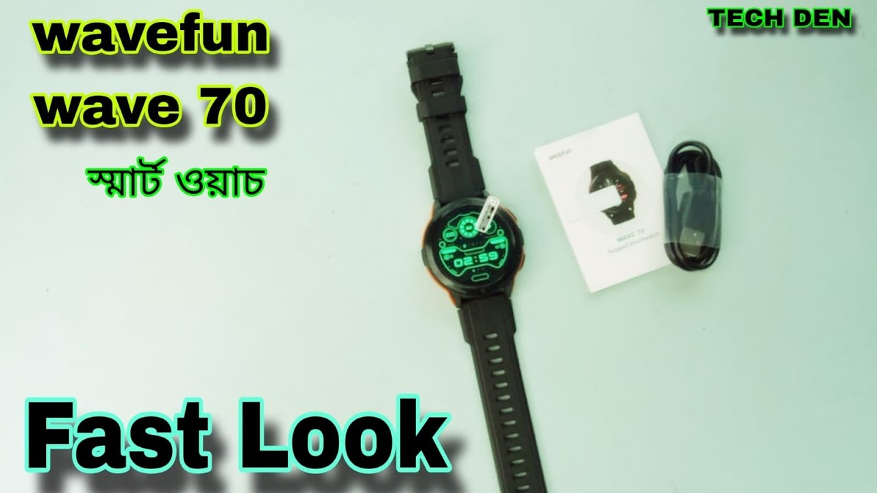 Wavefun WAVE 70 Smart Watch Unboxing & First Look Video 2023 || Future ...