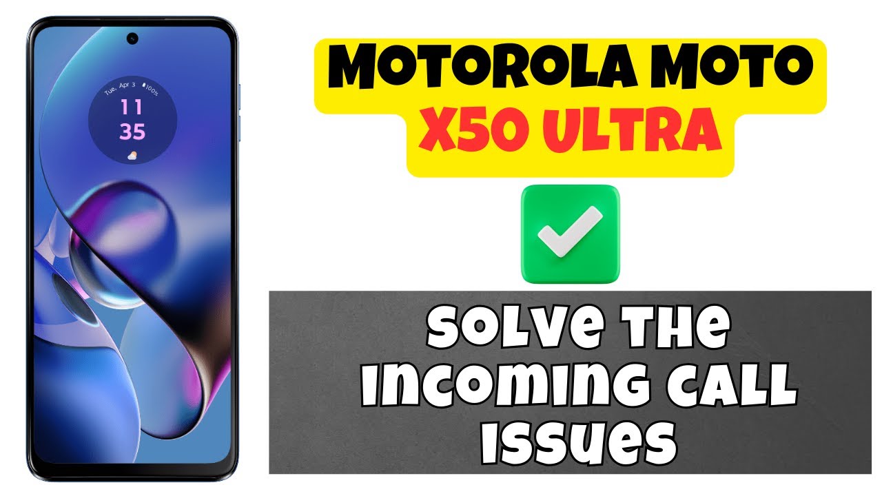 Motorola Moto X50 Ultra Incoming Call Problem || How to solve the ...