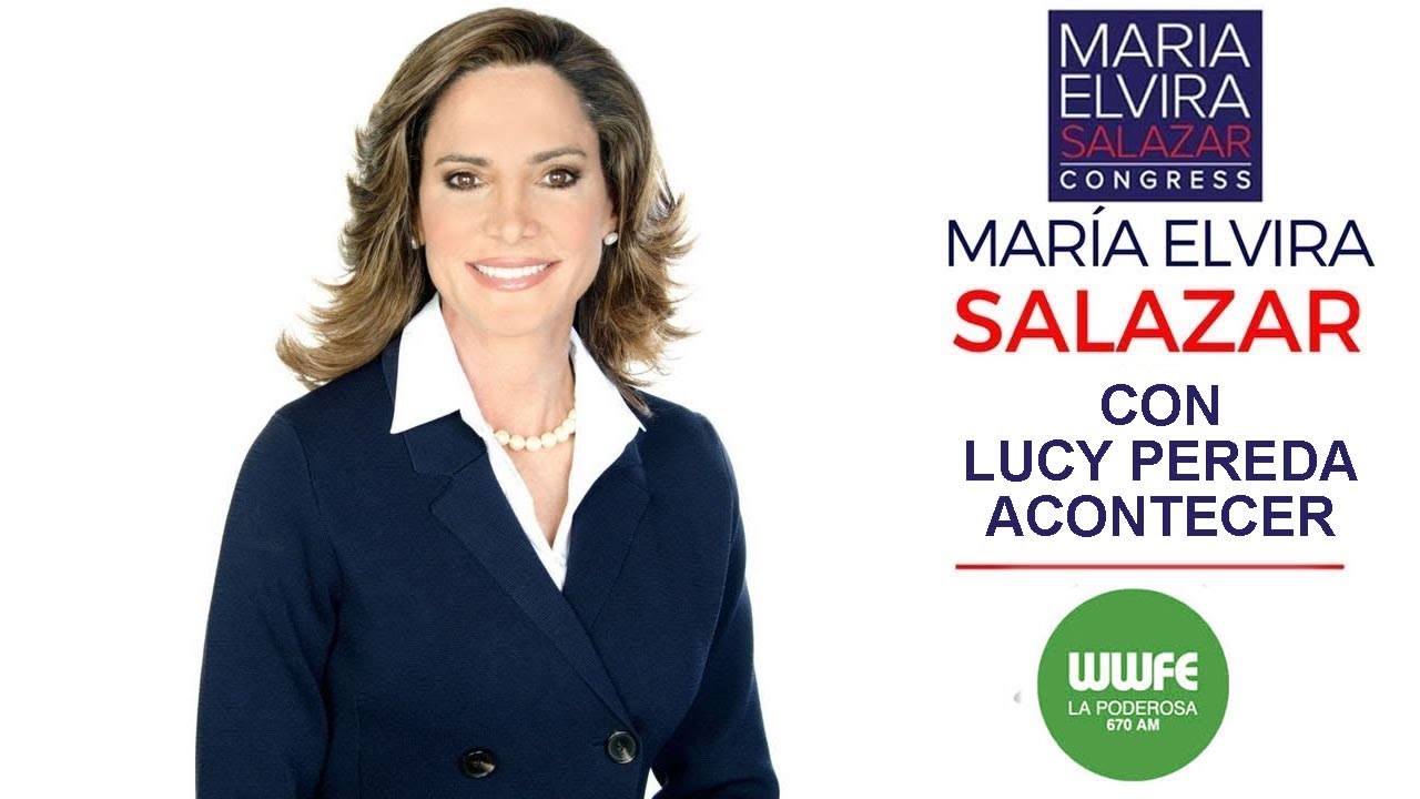 María Elvira Salazar con Lucy Pereda - AM 670 La Poderosa - YouTube