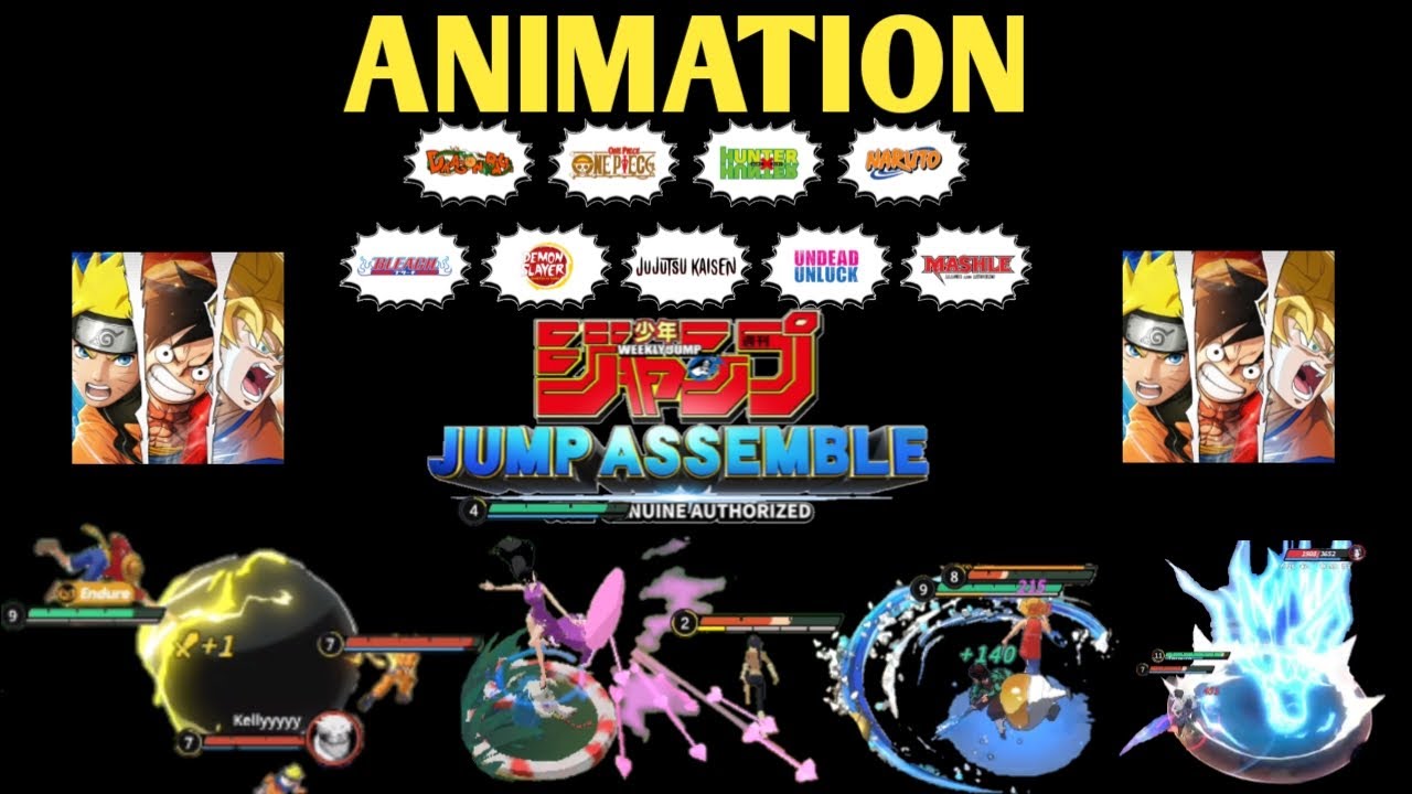 Jump Assemble All Character Animation (Global Release) - YouTube