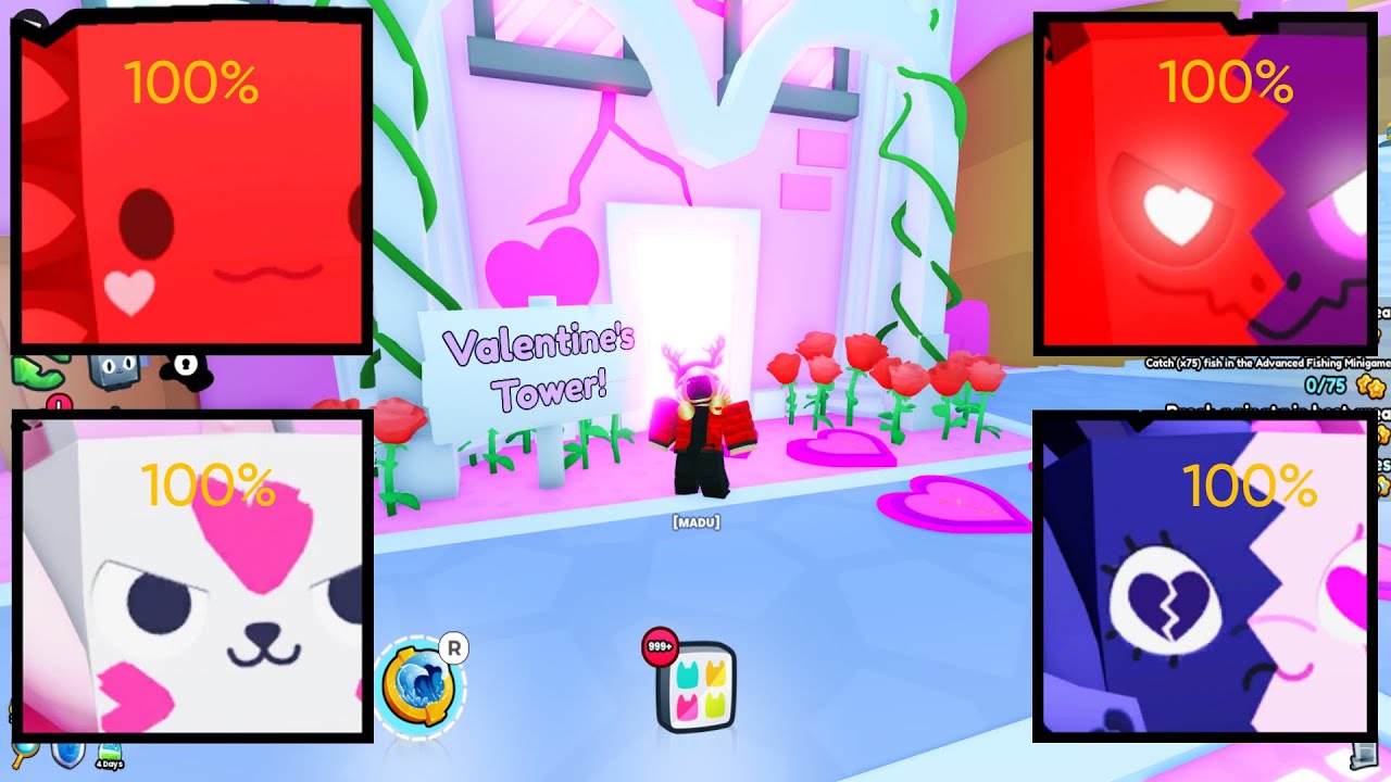 EVERYTHING YOU NEED TO KNOW Valentines Tower 💖Part 2| Pet Simulator 99 ...