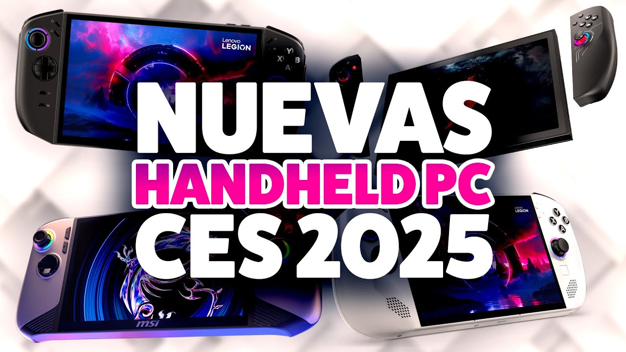 Nuevas Handheld PC presentadas en el CES 2025 - YouTube