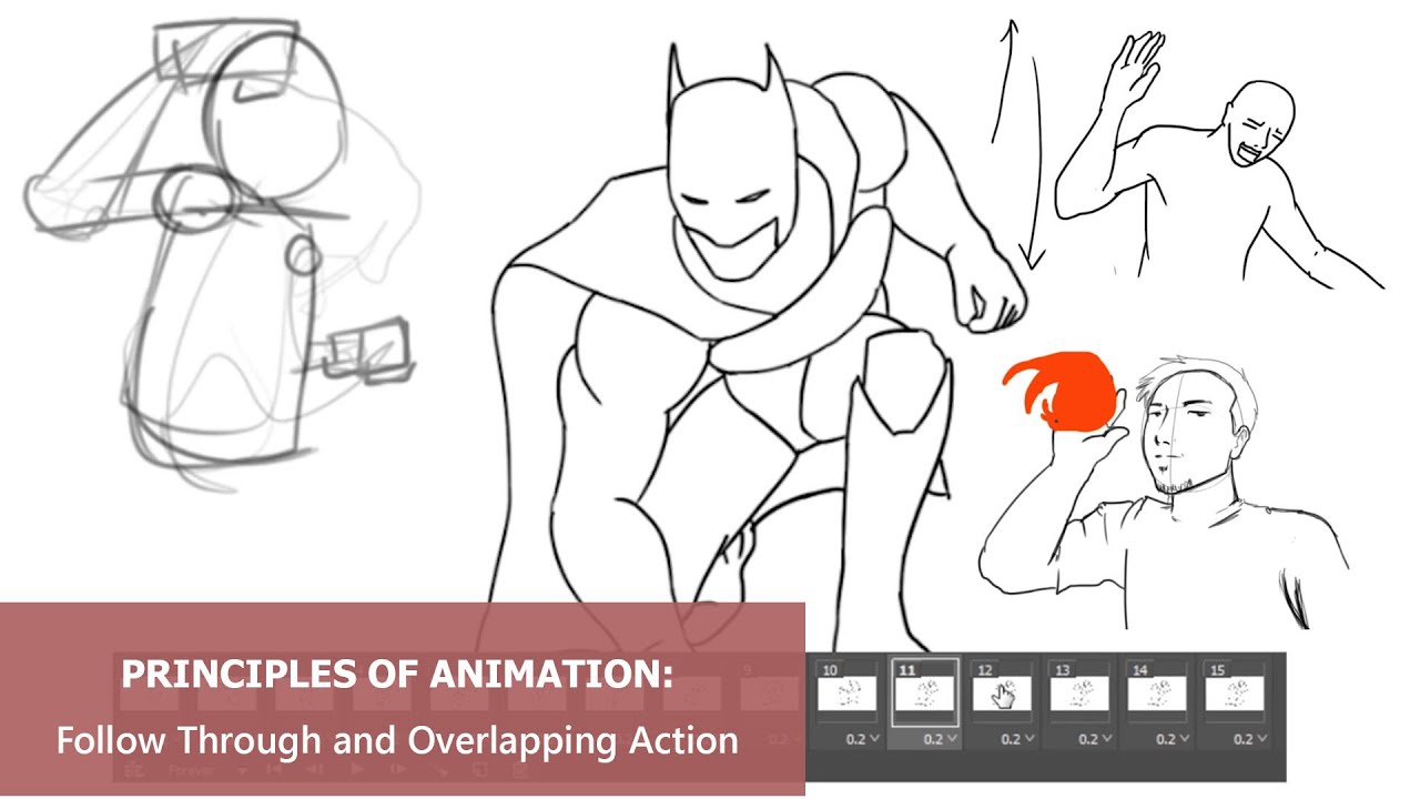 Principles of Animation - Follow Through and Overlapping | Tagalog Step ...